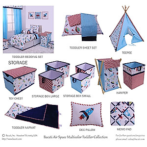 Bacati Space Multicolor Nursery/Kids Room Storage (Nursery Storage Caddy)