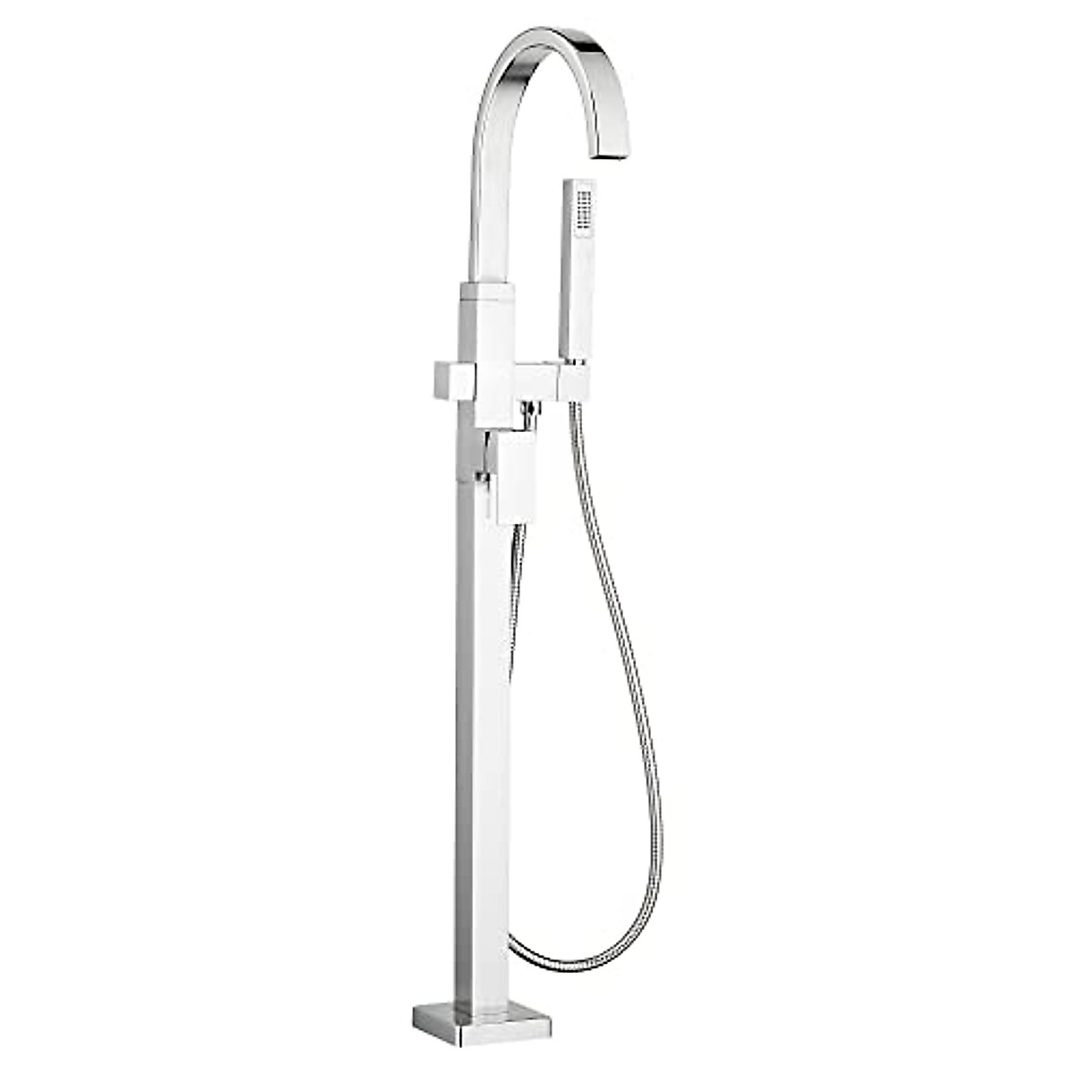 American Standard T184951.002 Contemporary Square Freestanding Tub Faucet for Flash Rough-in Valve, Polished Chrome