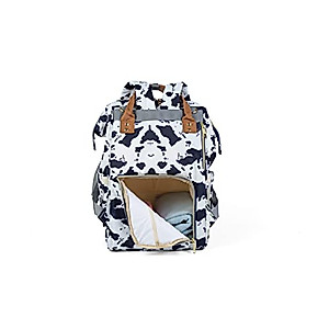 Starte Baby Diaper Backpack with Stroller Straps Large Capacity Baby Bags for Fashion Mommy Maternity Nappy Bag,Cow Grain