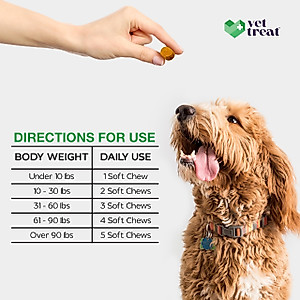 Flea and Tick Prevention for Dogs Chewables -Made in USA- Natural Dog Flea and Tick Treatment - Oral Flea Pills - Vet Recommended Flea and Tick Chews - All Breeds & Sizes - 120 Soft Treats (Chicken)