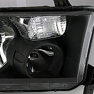 AKKON - For Toyota Tundra OE Replacement Black Headlights Driver/Passenger Head Lamps