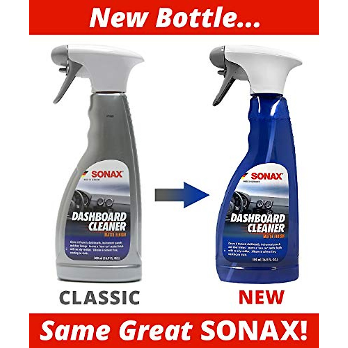 Sonax (283241) Dashboard Cleaner - 16.9 oz. , White