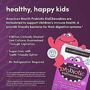 AMERICAN HEALTH Probiotic Kid Chewables, 30 Count