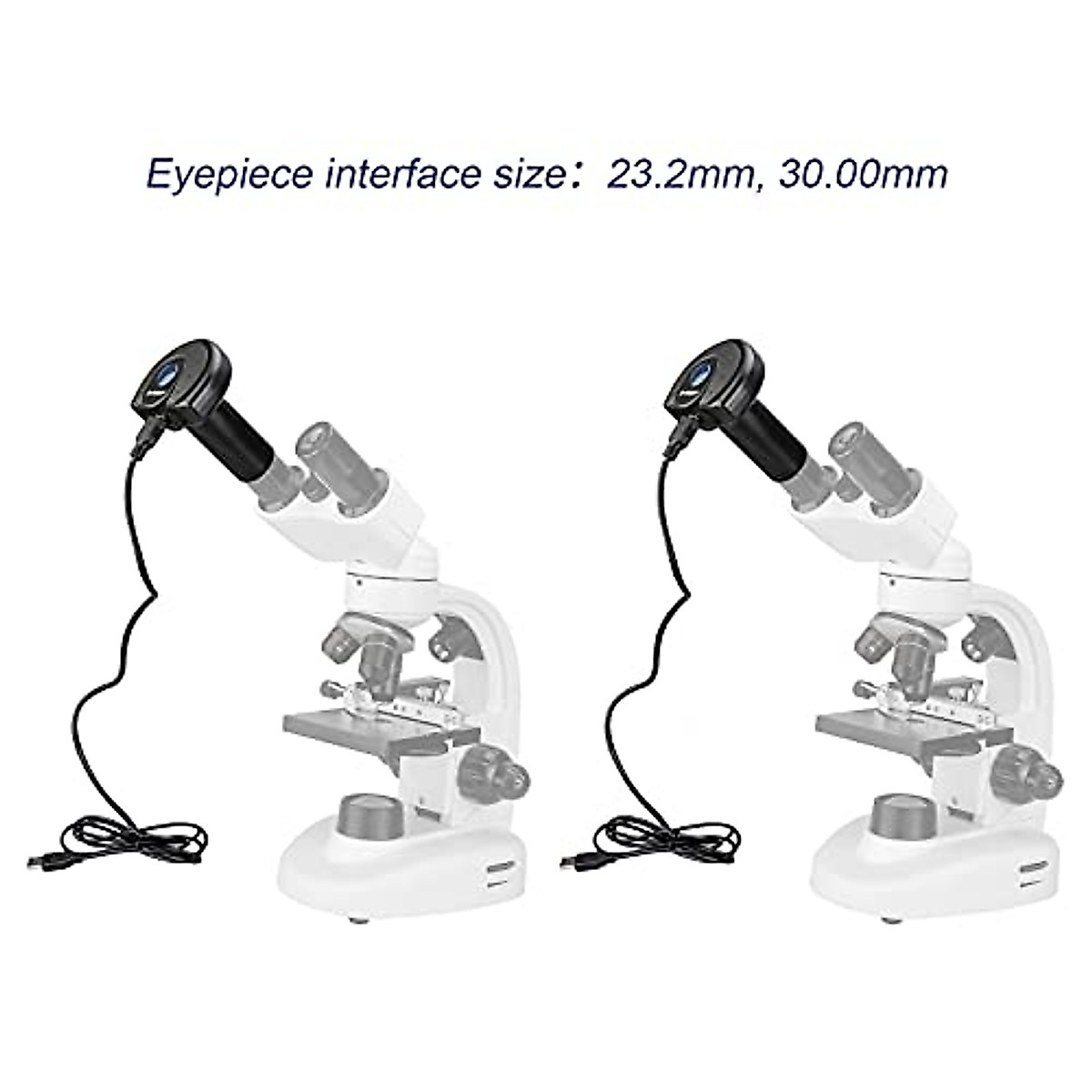 SVBONY SV189 Microscope Digital Camera, 1.3 Million Pixel USB2.0 Microscope Accessories, Suitable for Microscope Color Photography and Video