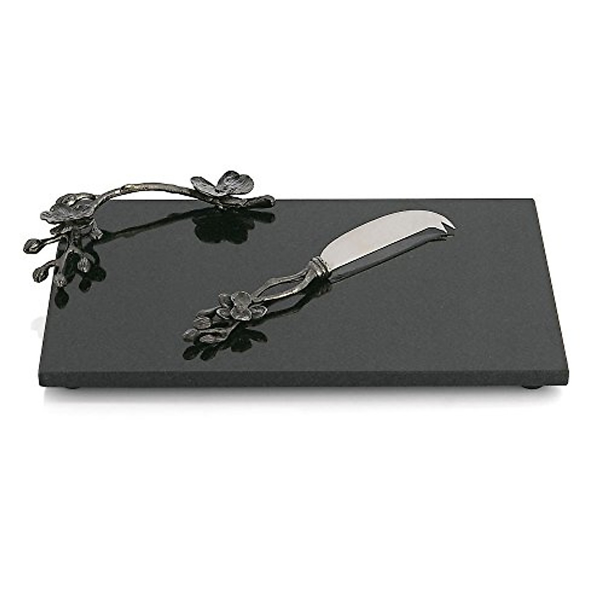 Michael Aram Black Orchid Cheese Board with Knife, Small