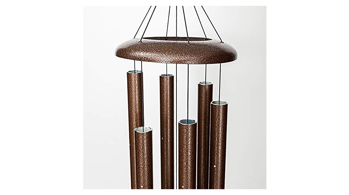 Corinthian Bells 44 Inch Copper Vein Wind Chime - Made in USA