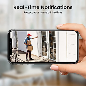 XTU Solar Security Cameras Outdoor, WiFi Wireless Outdoor Solar Home Security Camera with 2-Way Audio, Night Vision, Motion Detection