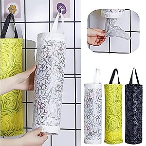 2023 New Kitchen Hanging Bag Round Rubbish Bag Storage Bag, Miscellaneous Wall Hanging Organizer, Convenient Extraction Box Storage Bag