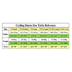 sponeed Men's Cycle Shorts Underwear Printed Quick Dry Bicycle Bike Padded Pant for Riding US XL Multi