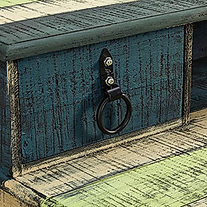 Powell Furniture Calypso Desk, Wood with Multi Color Accents, , 46.75 x 37 x 23.13