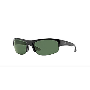 Ray-Ban Sport RB4173-601/71 Sunglasses Black w/Green Classic Lens 62mm