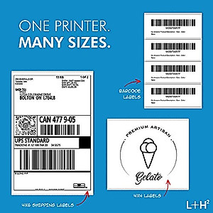 Direct Thermal Label Printer for 4x6 Shipping Label Printer– Commercial Grade Label Maker - Works with Amazon FBA Stallion Etsy Shopify