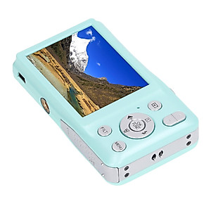 8K Digital Camera, 16X Zoom Selfie Camera Auto Focus with 2.7 Inch HD Screen for Photography Video Recording, 68MP Portable Vlogging Camera for Travel (Green)