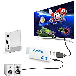 Green-state Wii to HDMI 720P / 1080P HD Output Upscaling Converter-Supports All Wii Display Modes to HDTV & Monitor