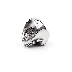 COLORFUL BLING Creative Skull Head Bottle Opener Ring Gothic Punk Skeleton Head Beer Bottle Opener for Men Women Party-12