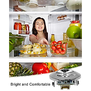 Vaticas 2 PCS Refrigerator LED Light Assembly Replace WR55X11132 WR55X25754 3033142 PS4704284 AP5646375 Fit for GE Refrigerator Light Bulb