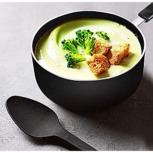 Clover Supply Co. Nonstick Saucepan Set with Lids Pots - Multipurpose Use for Home Kitchen or Restaurant - Glass Lids - 1 Quart and 2 Quart