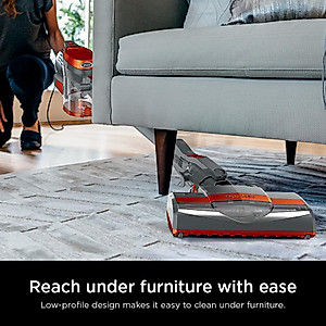 Shark HV302 Rocket Pet Corded Stick Vacuum, Lightweight with Swivel Steering for Carpets & Hard Floors, Converts to Hand Vacuum, Includes Crevice Tool, Pet Multi-Tool & Precision Duster, Orange