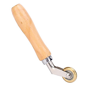 PVC/TPO/EPDM Single Ply Roofing Brass Penny Roller and Flooring Corner Detail Seam Roller (6mm x 30mm)