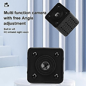 Mini Size Magnetic Design, Built in Battery, 1080p HD Video Shooting, WiFi Network Connection for Home Security Camera with Outdoor Mount