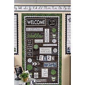 Teacher Created Resources White Scalloped Rolled Border Trim - 50ft - Decorate Bulletin Boards, Walls, Desks, Windows, Doors, Lockers, Schools, Classrooms, Homeschool & Offices