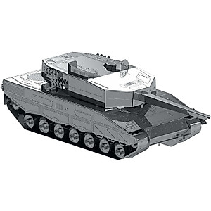 METAL TIME Model Leopard 2, 3D Puzzles for Adults or Teens, DIY Metal Puzzle Model Kit, 3D Metal Model Brain Teaser Puzzle - Great Gift Idea, 57 PCS.