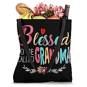 Blessed to be called Grandma Colorful For Grandma Tote Bag