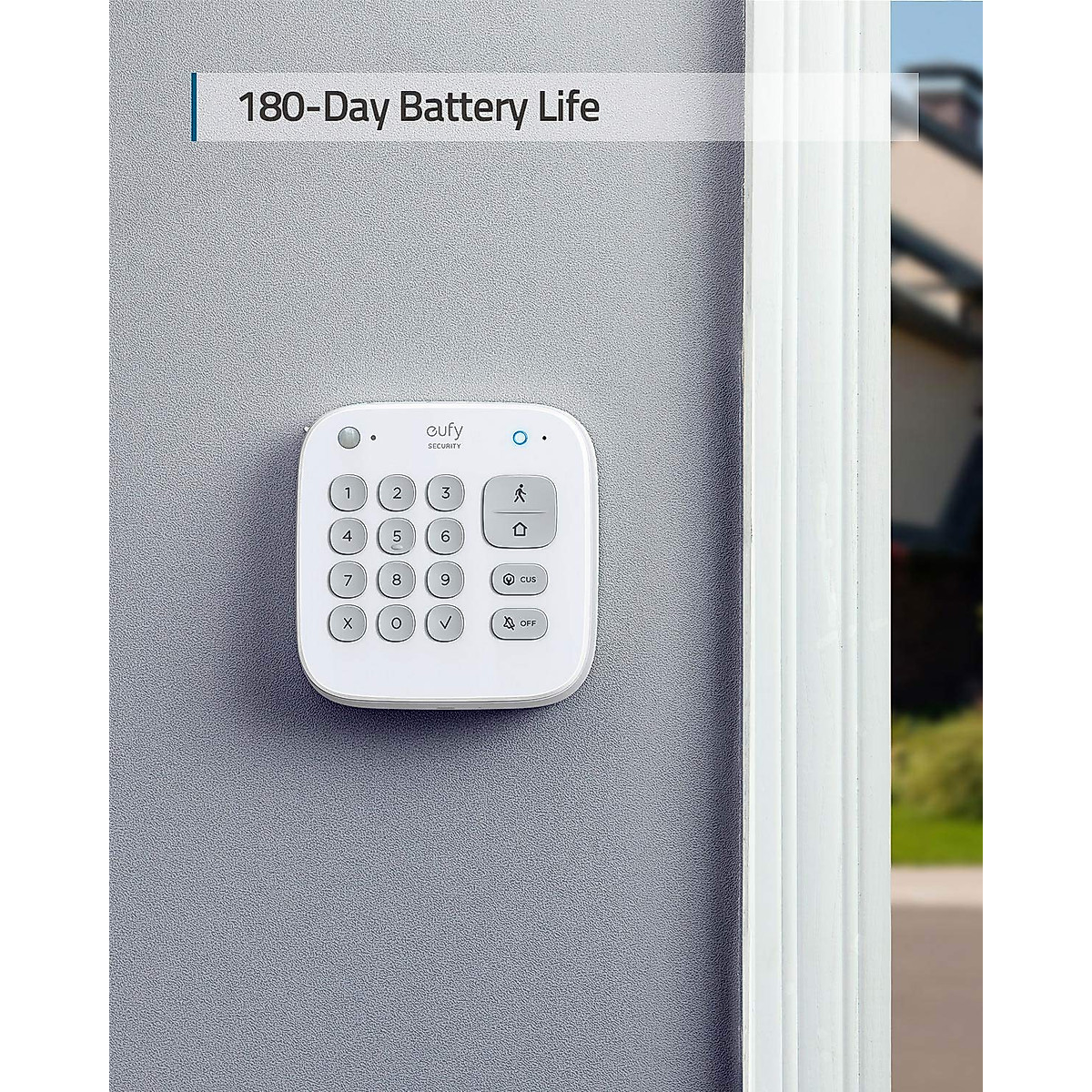 eufy Security Keypad, Home Security System, Home Alarm System, 180-Day Battery, Home & Away Security Modes, Link to eufyCam, eufy Video Doorbell, Optional 24/7 Protection Service
