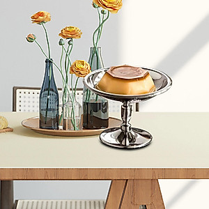 Gralara Ice Cream Cups Dessert Bowls Vintage Style Stainless Steel Exquisite Dia 4in Sturdy Dessert Fruit Tray Yogurt Cup for Household Cereal Salad