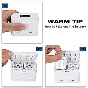 Matbc Rechargeable Batteries for Arlo, Unique 4in1 Design of 123A Camera Batteries, Replacemen with arlo Security Camera System VMK 3200/VMC3030/VMS3330/3430/3530 Battery, 4Pack 3000mAh Upgraded