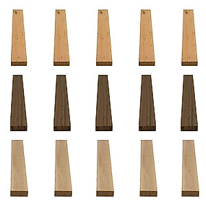 Exotic Wood Zone's 3/4" x 2" x 24" Combination of 5 Walnut, 5 Cherry, and 5 Maple - 15 Boards per Box