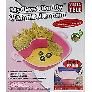 As Seen On TV As Bowl Buddy-Pink, 9.3 x 7.8 x 4 inches,