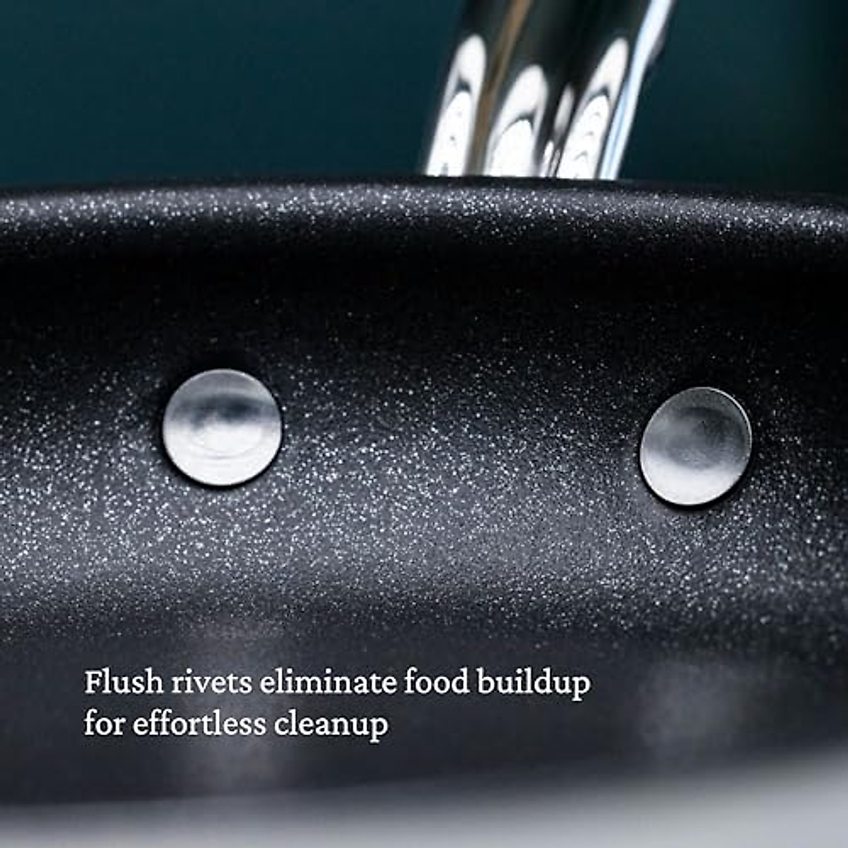 Hestan - ProBond Collection - TITUM 100% Triple Bonded Nonstick Stainless Steel Frying Pan, Induction Cooktop Compatible, Made without PFOAs (12.5-Inch)