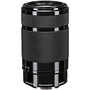 Sony ZV-E10 Mirrorless Camera with 16-50mm Lens & E 55-210mm f/4.5-6.3 OSS E-Mount Lens, Black Bundle with Vlogger Kit, Mac Photo Editing, Bag, Screen Protector, 2X Filter Kit