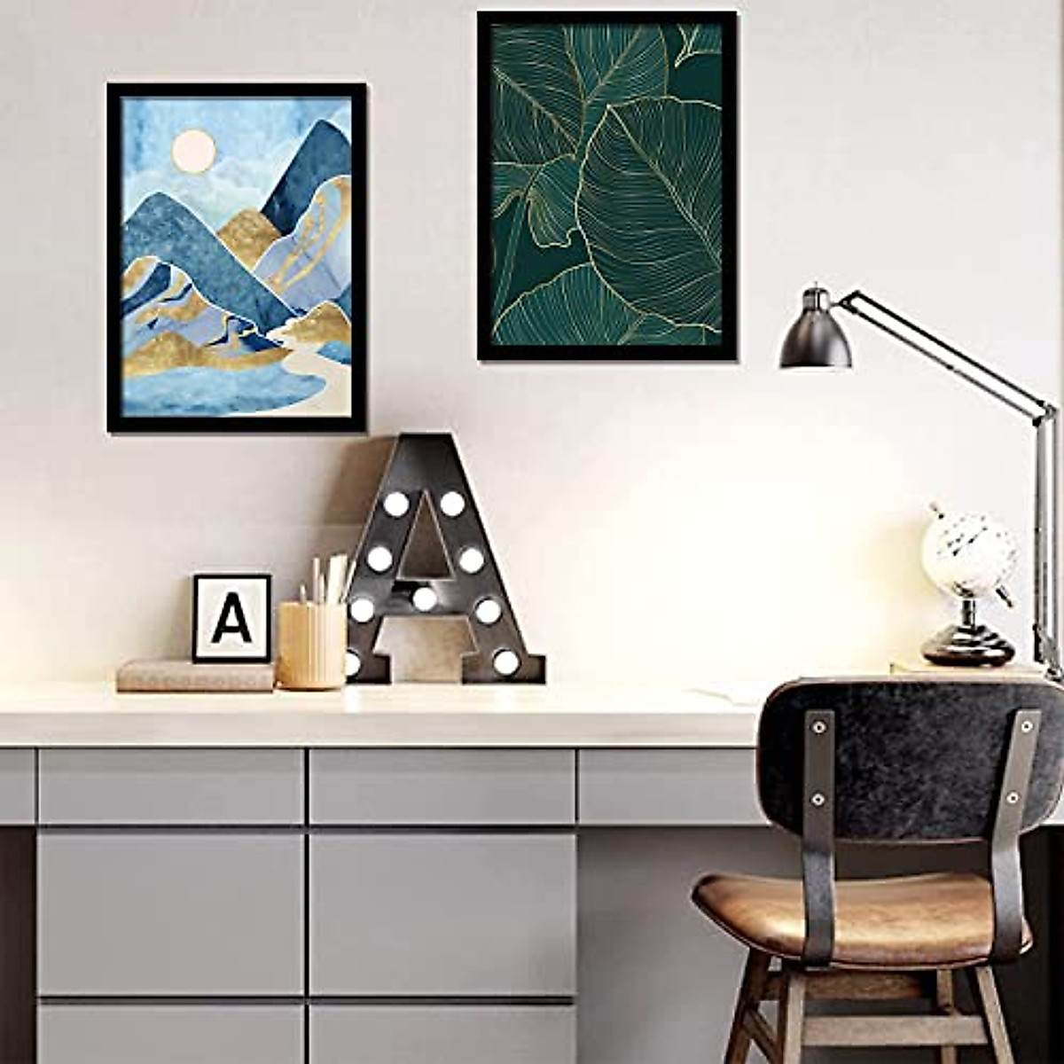 keibiubu Black Picture Frame, 8.5x11 Picture Frame for Photo Poster Canvas Certificate Document Display Horizontally or Vertically High Transparent Wall Gallery(Size 8.5 x 11 inches)