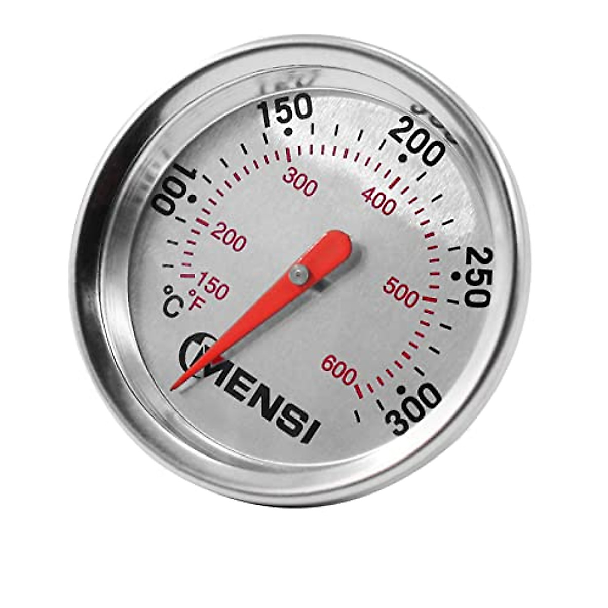 MENSI BBQ Barbecue Replacement Parts Charcoal Grill Pit Wood Smoker Temperature Gauge Thermometer for Weber Traveller Grills