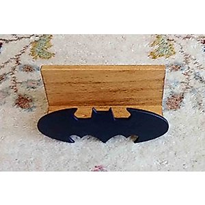Batman Inspired Wooden Desktop Business Card Holder