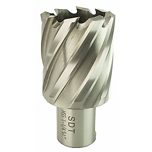 Steel Dragon Tools 1-1/4" x 1" High Speed Steel Annular Cutter with 3/4" Weldon Shank