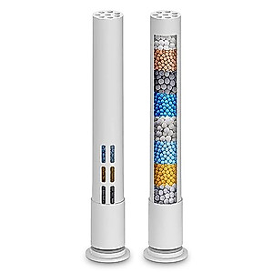 Shower Filter for Handheld Shower Head, Rantizon 2 Pack 15 Stage Replacement Filters for Hard Water Remove Chlorine and Harmful Substances, Suitable for People with Sensitive and Dry Skin and Scalp