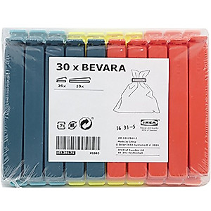 IKEA Bevara Sealing Clip Multicolor, IKEA-Bevara-Clip-Multicolor-1pk