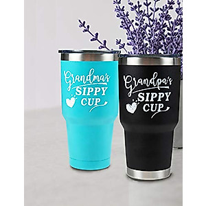 Grandma and Grandpa Mugs, Grandma Sippy Cup, Christmas Gifts, Grandpa Cups, Grandpa Sippy Cup Tumbler, Birthday Gifts for Grandparents, Grandparent Cups and Mugs, Grandma Gifts from Grandchildren