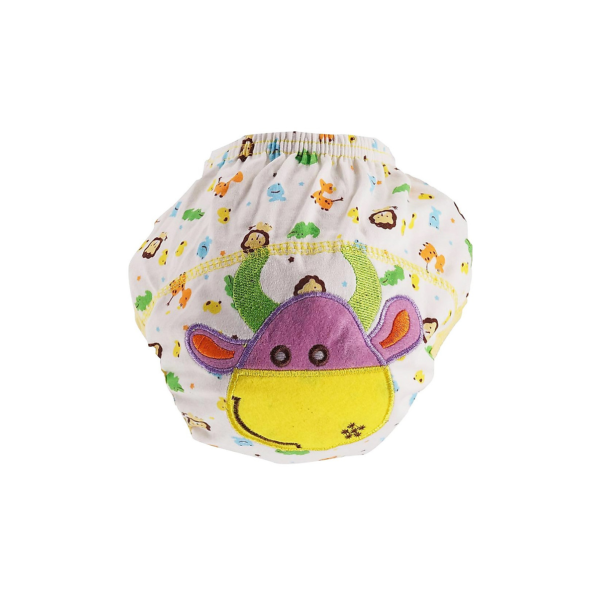 AUBIG Baby Boys Bloomers 4Pcs Toddler Girls Toilet Pee Potty Training Pants Cotton Underwear Ruffle Underpants Breathable Panties