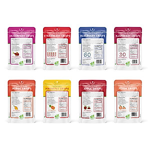 Nature’s Turn Freeze-Dried Fruit Snacks, Superfruit Variety, Pack of 16 (0.53 oz Each)