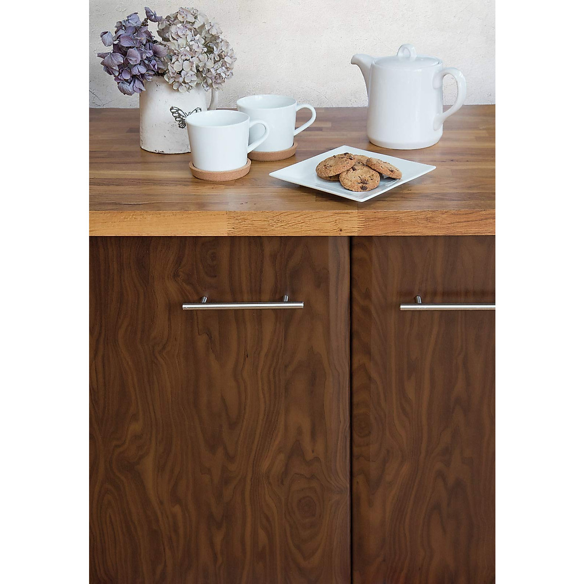 d-c-fix Peel and Stick Contact Paper Apple Birch Wood Grain Self-Adhesive Film Waterproof & Removable Wallpaper Decorative Vinyl for Kitchen, Countertops, Cabinets 17.7" x 78.7"