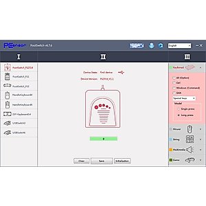 iKKEGOL USB Single Foot Switch Control One Key Customized Computer Keyboard Action Pedal HID
