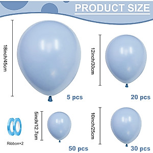 Orange Balloons 123Pcs Balloon Different Sizes, 18In 12In 10In 5In Orange Latex Balloon Garland Arch Kit, Decorations for Halloween Birthday Bride Baby Shower Anniversary Gender Reveal Party Supplies