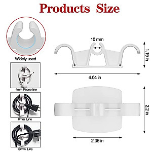 12 Pcs Cord Organizer for Kitchen Appliances,6 Colors Appliance Cord Organizer Stick On, Cord Wrappers for Mixer Pressure Cooker Coffer Maker Toaster