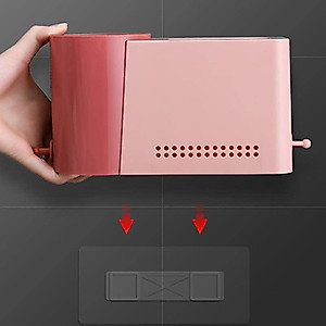 2 Pcs Utensil Holder Cutlery Caddy Wall Mounted High Capacity for Home Kitchen Knife Fork Spoon Tableware Organisers yubin1993 (Color : Blue)