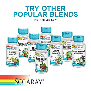 SOLARAY Hair Blend SP-38 | Herbal Blend w/ Cell Salt Nutrients to Help Support Healthy Hair | 50 Servings | 100 VegCaps