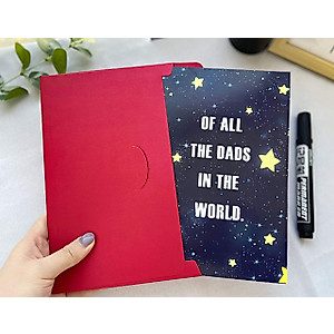 Bemoor Birthday Card for Father, Fathers Day Card, Happy Birthday Card for Dad from Son Daughter, Of All the Dads In The World, You're The Greatest